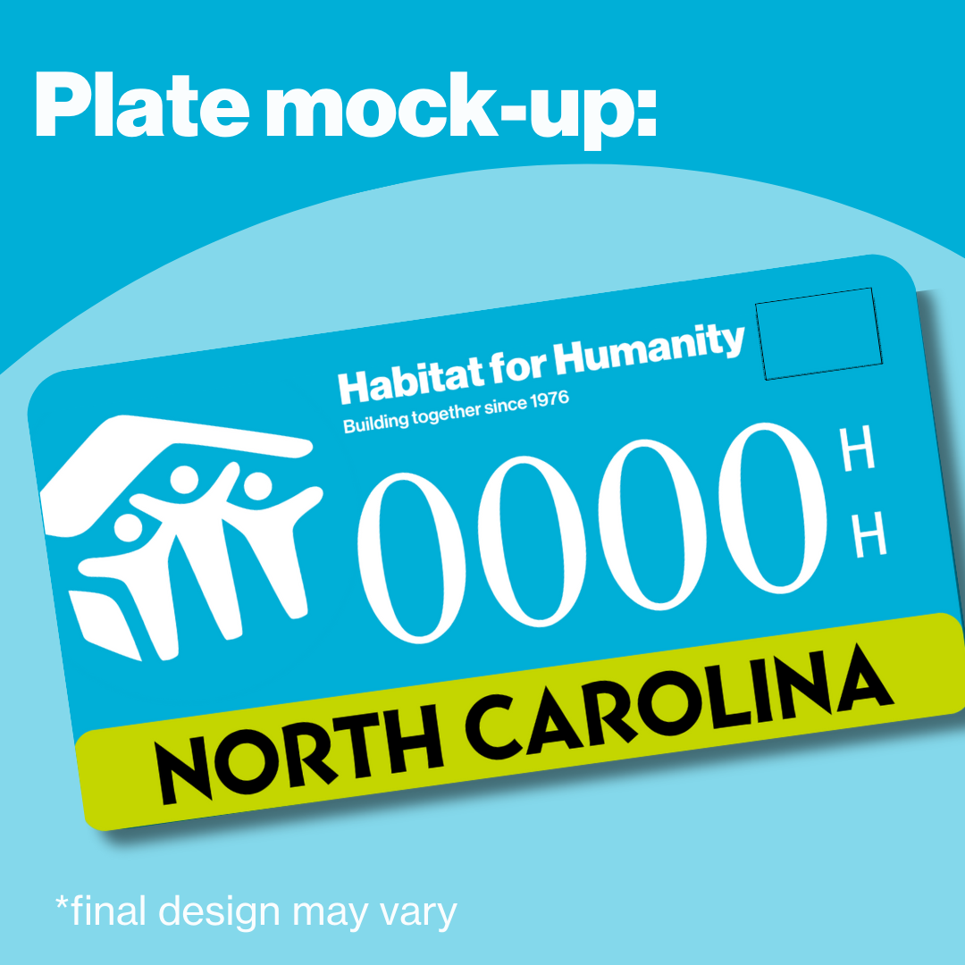 Habitat for Humanity Specialty License Plates | Habitat for Humanity ...